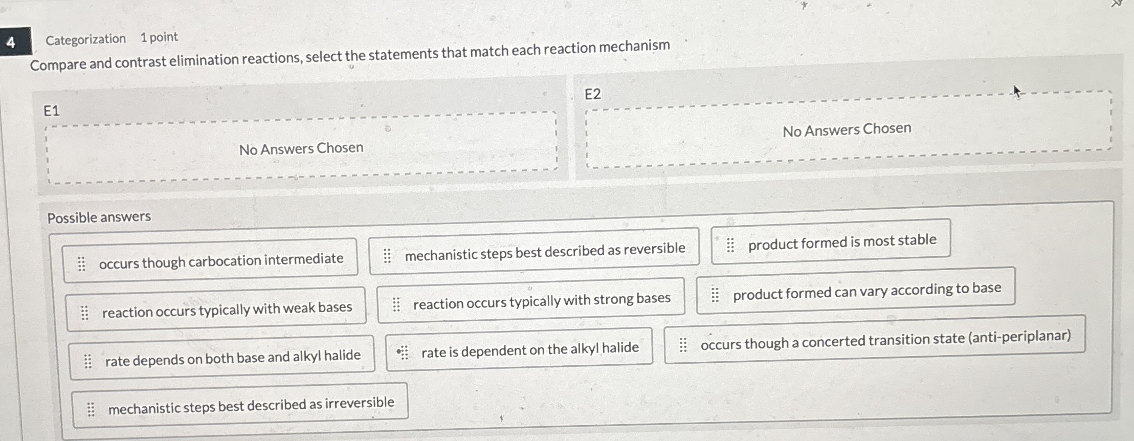 Solved by an EXPERT 4Categorization1 ﻿pointCompare and contrast | Chegg.com