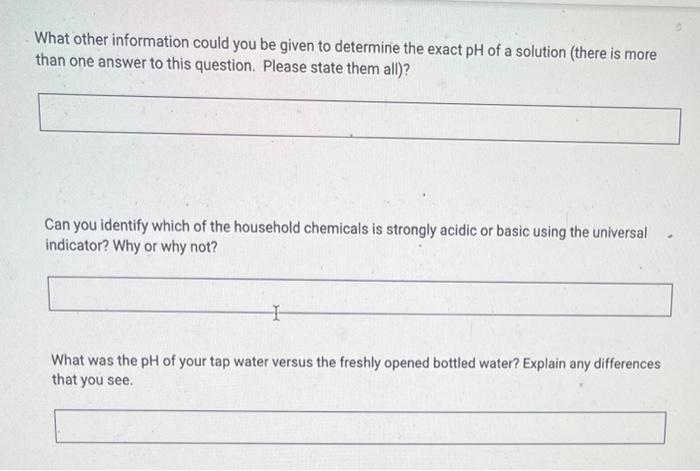 Solved Objective: To make a universal indicator at home to | Chegg.com
