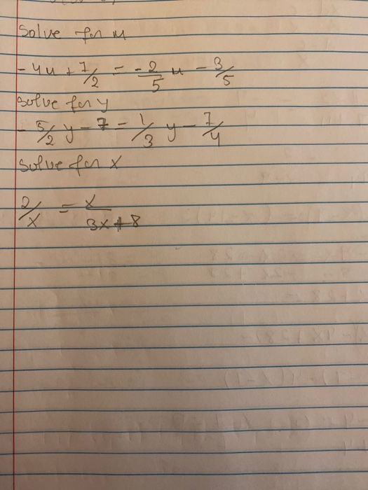 Solved Isolve form + 2 us solve for y 1 - 3. Isolve for x | Chegg.com