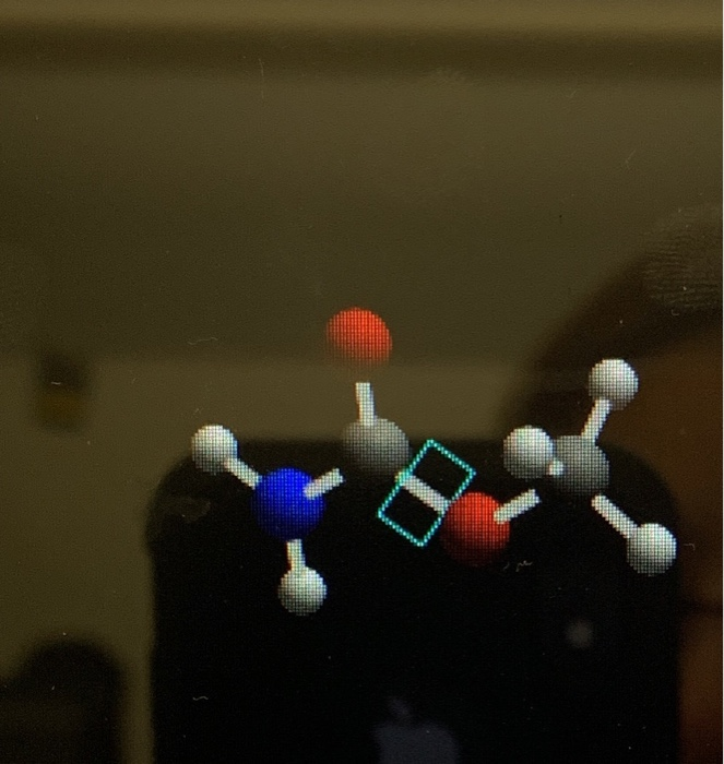 Solved select the bonds in the 3D representation of methyl | Chegg.com