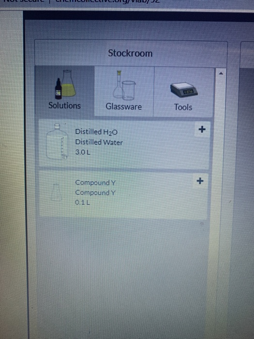 We are using chemcollective.org/vlab/92. these are | Chegg.com