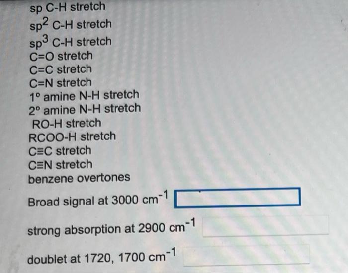 Solved For the spectrum below, identify the indicated | Chegg.com