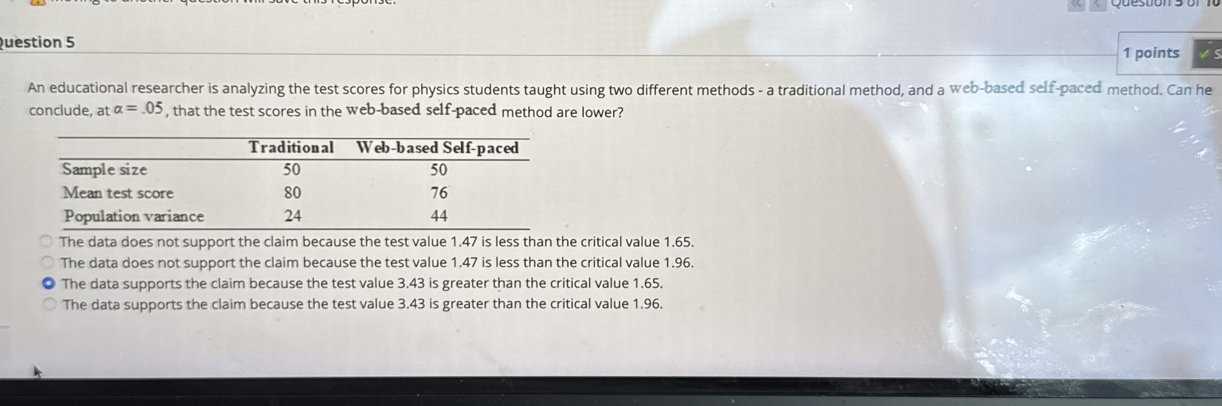 Solved question 51 ﻿pointsAn educational researcher is | Chegg.com