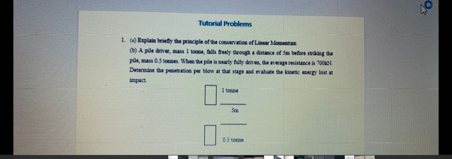 Solved Tutorial Problems(a) ﻿Explain briefly the principle | Chegg.com
