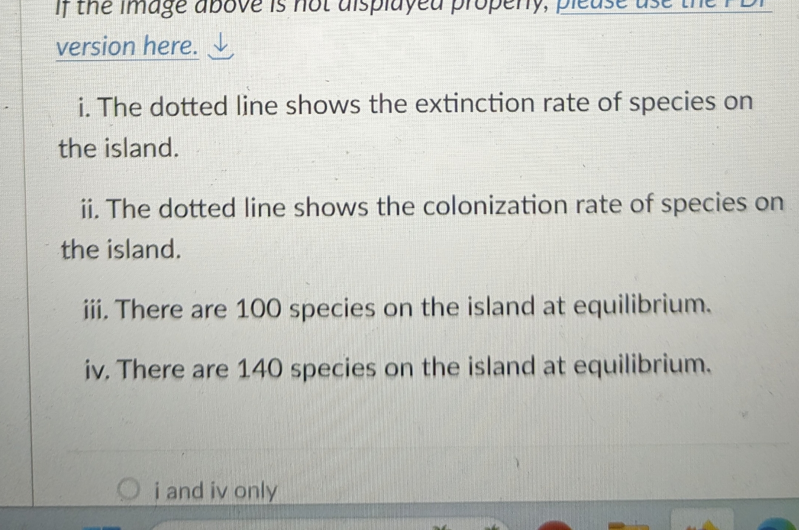 Solved The graph below shows the Theory of Island | Chegg.com