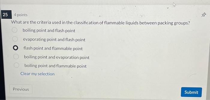4 points What are the criteria used in the | Chegg.com