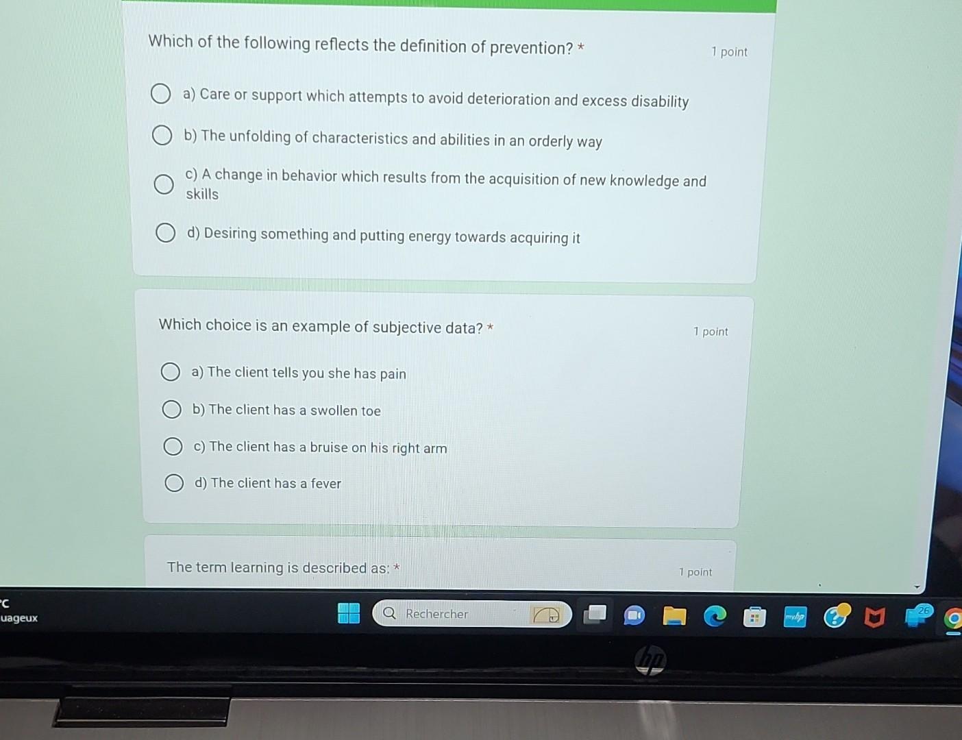 Solved Which of the following reflects the definition of | Chegg.com