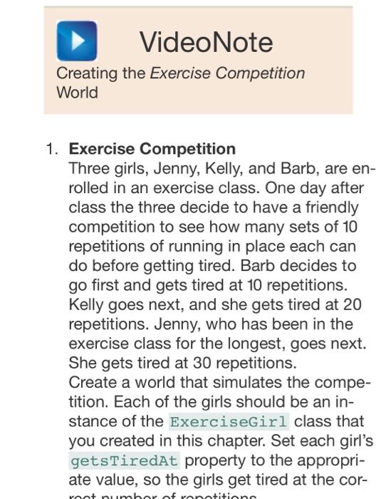 Solved starting out with alice chapter 6 exercises 1- | Chegg.com