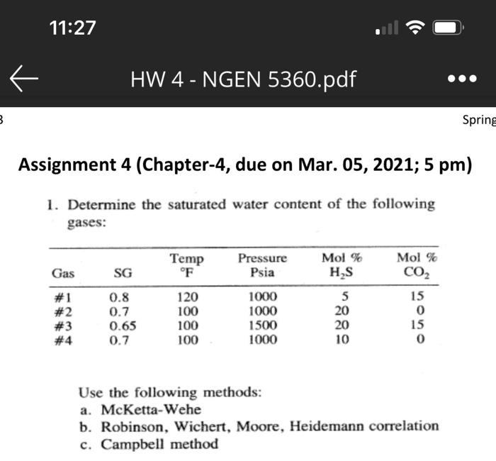 11:27 k HW 4 - NGEN 5360.pdf B Spring Assignment 4 | Chegg.com