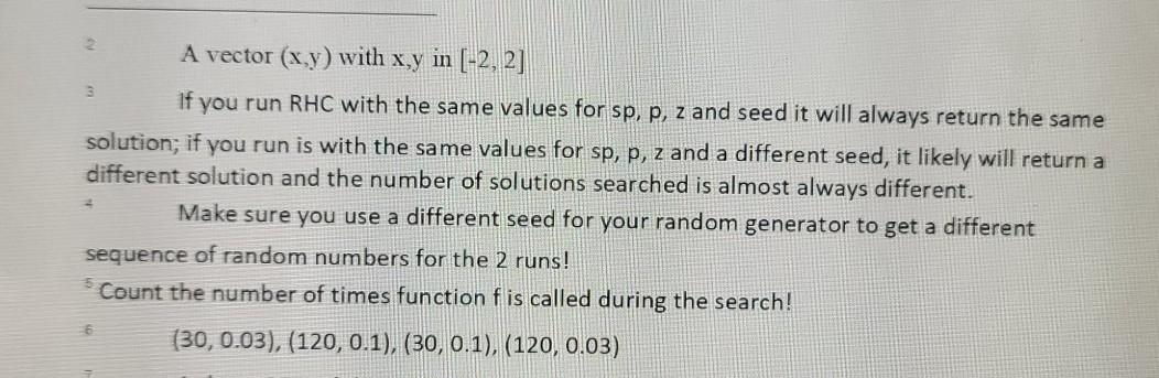 Solved 2) On Probabilistic Search Algorithms: Implementing | Chegg.com
