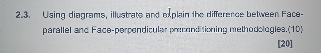 Solved 2.3. ﻿Using diagrams, illustrate and explain the | Chegg.com