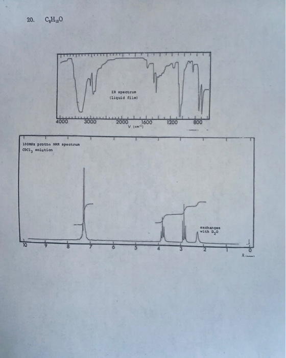 Solved CHEM 335, organic chemistry lab. Compound: C8H10O I | Chegg.com