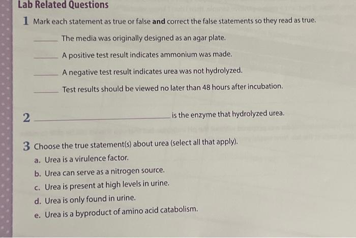 Solved 1 Mark each statement as true or false and correct | Chegg.com