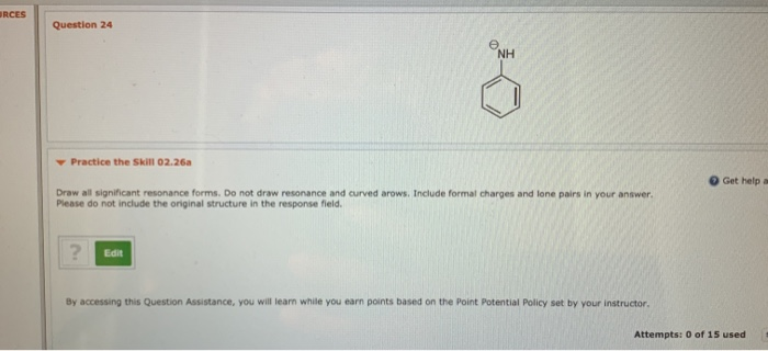 Solved RCES Question 24 INH Practice the Skill 02.26a Get | Chegg.com