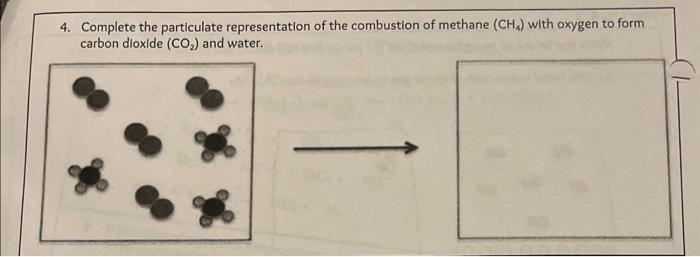 Solved 4. Complete the particulate representation of the | Chegg.com