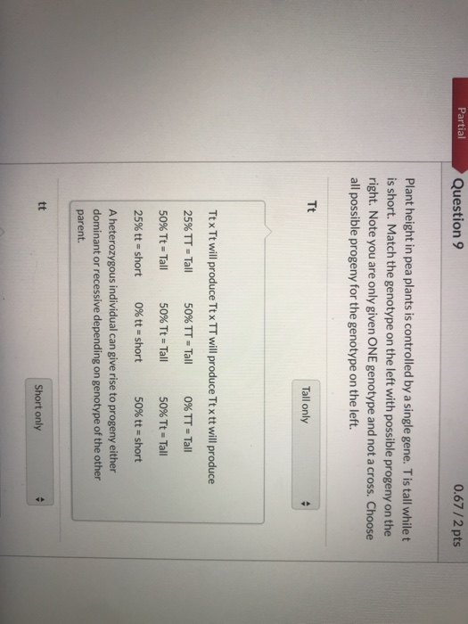 Solved Partial Question 3 0.33/1 pts For an individual with | Chegg.com