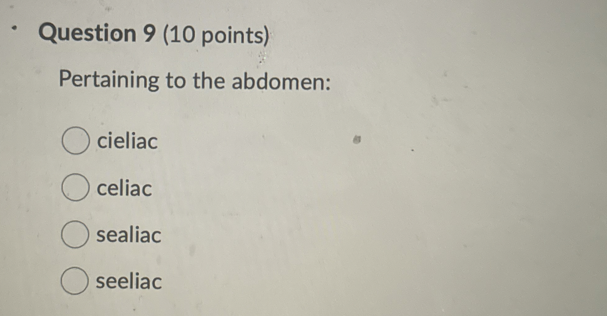 Solved Question 9 (10 ﻿points)Pertaining to the | Chegg.com