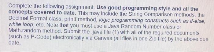 Solved Complete the following assignment. Use good | Chegg.com
