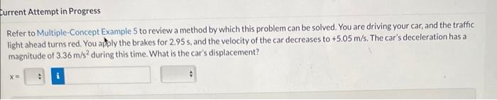 Solved Refer to Multiple-Concept Example 5 to review a | Chegg.com