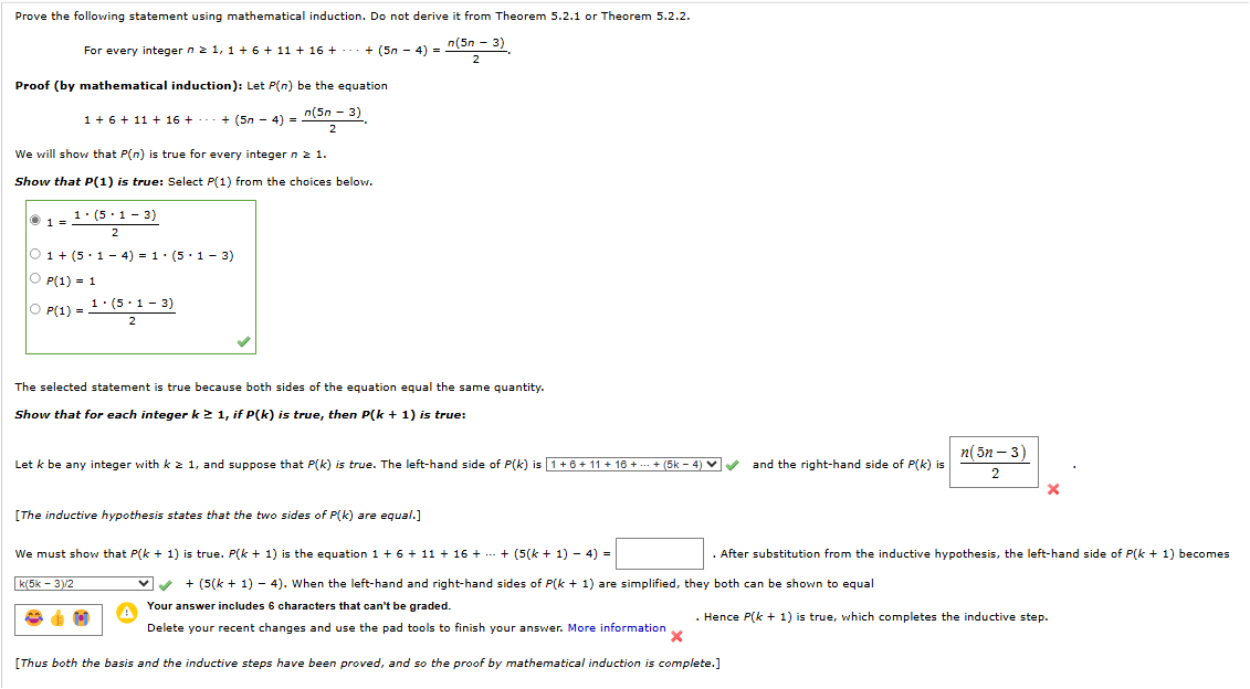 Solved Prove the following statement using mathematical | Chegg.com