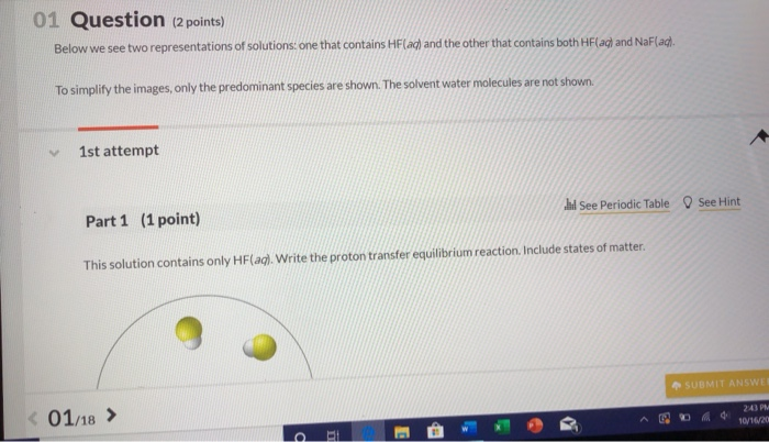 Solved 01 Question (2 points) Below we see two | Chegg.com