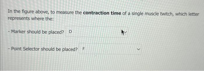 Solved In the figure above, to measure the contraction | Chegg.com