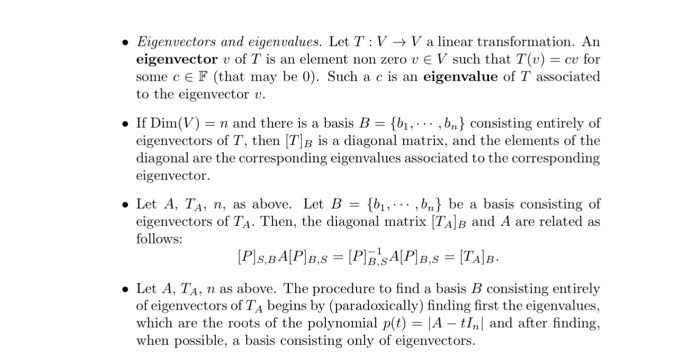 Solved Exercise 2. Let A be a square nxn matrix with real | Chegg.com