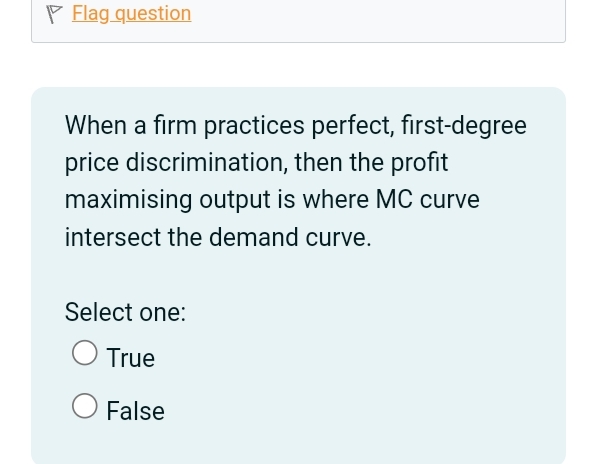 Solved Flag_questionWhen a firm practices perfect, | Chegg.com