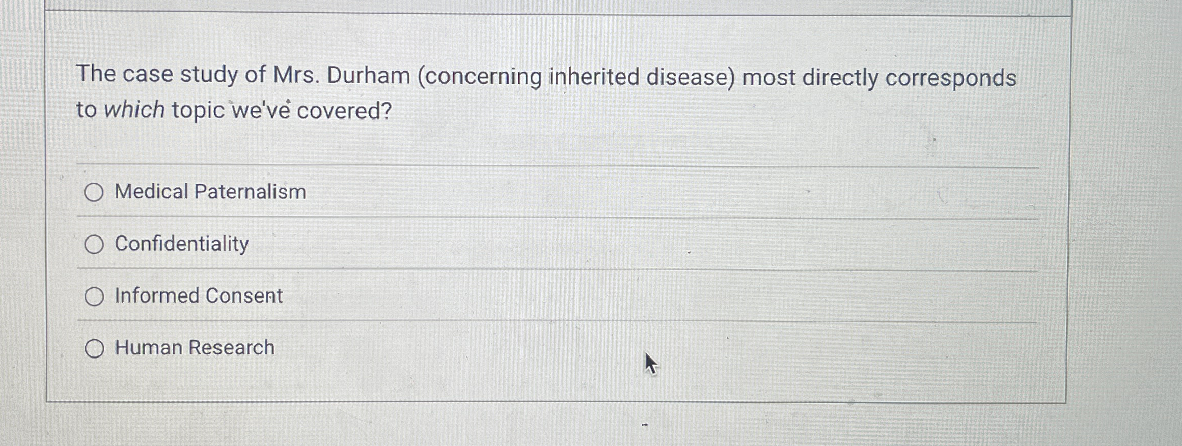 Solved The case study of Mrs. ﻿Durham (concerning inherited | Chegg.com