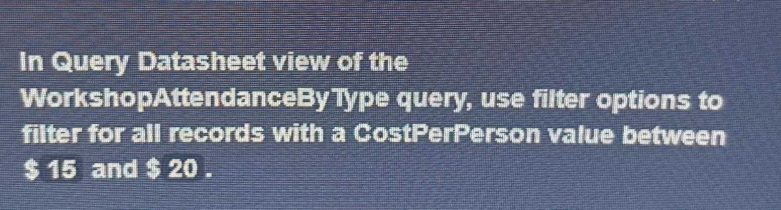 Solved In Query Datashet view of the | Chegg.com