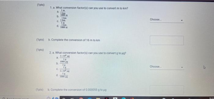 Solved Report - Conversion Factors and Problem Solving | Chegg.com
