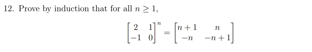 Solved Prove by induction that for all | Chegg.com