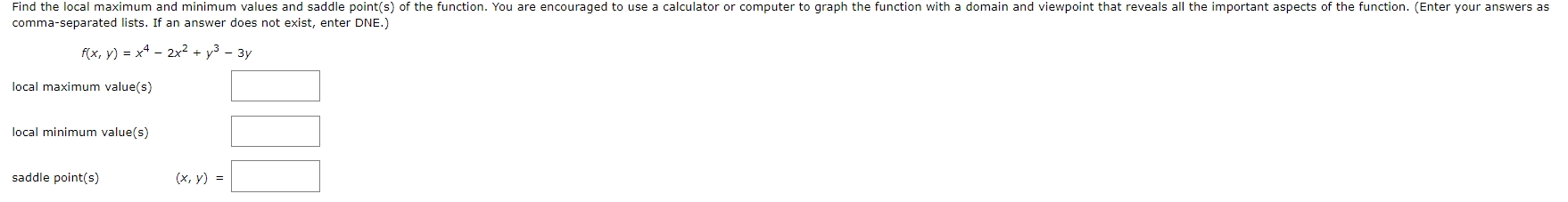 Solved comma-separated lists. If an answer does not exist, | Chegg.com