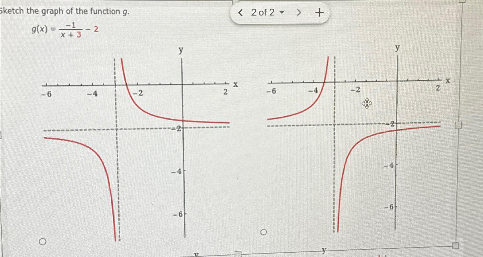Solved Fetch the graph of the function g.2 ﻿of | Chegg.com