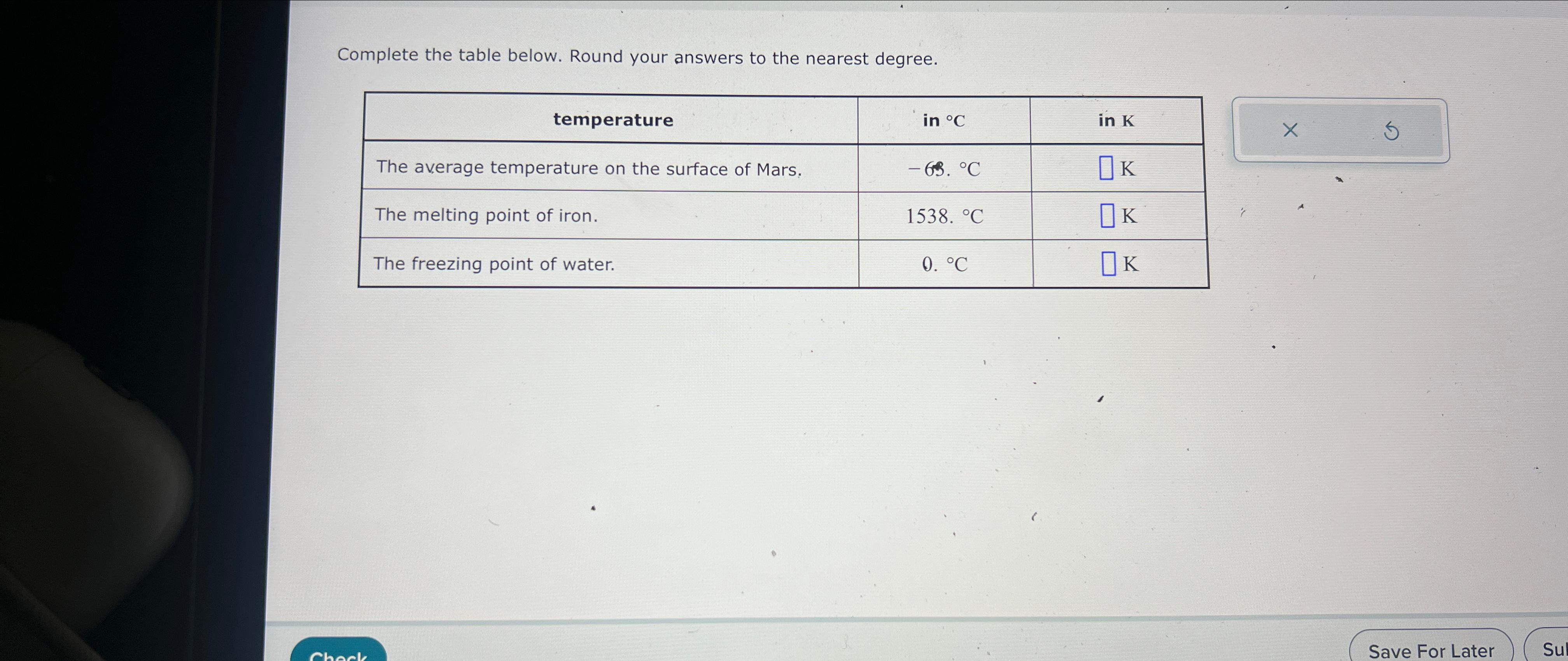 Solved Complete the table below. Round your answers to the | Chegg.com