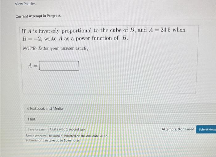 Solved Find a possible formula for the power function using | Chegg.com