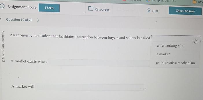 Solved Assignment Score:ResourcesHintQuestion 10 ﻿of 28Do | Chegg.com