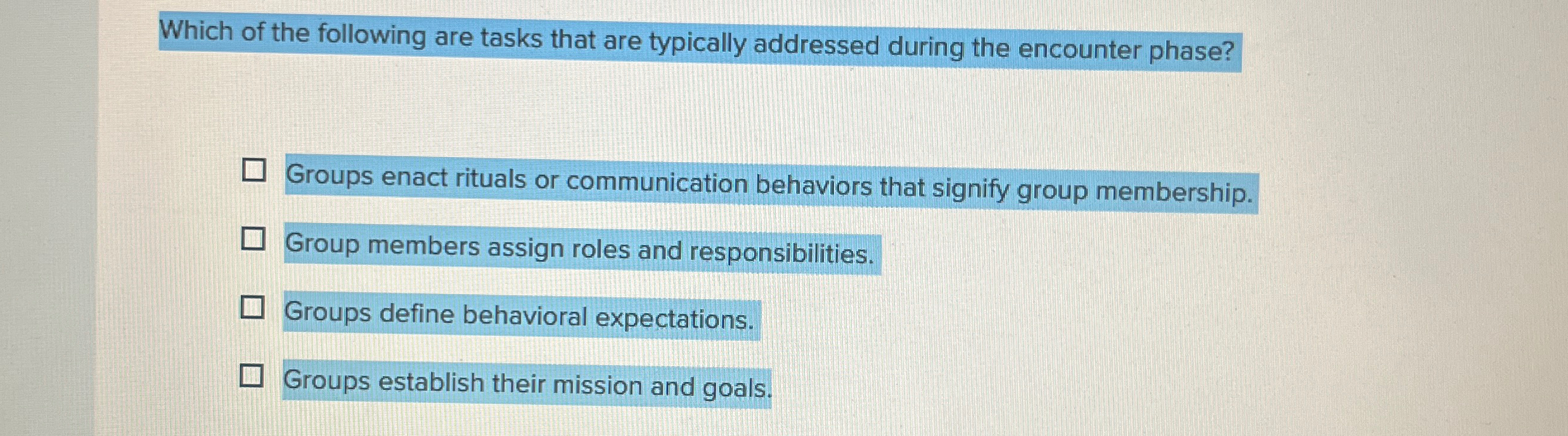 Solved Which of the following are tasks that are typically | Chegg.com