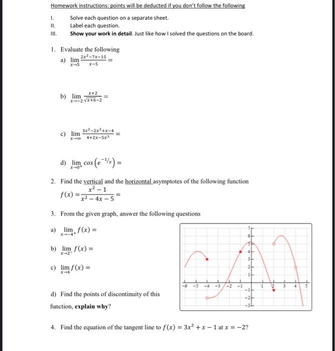 Solved Homework instructions: points will be deducted if you | Chegg.com