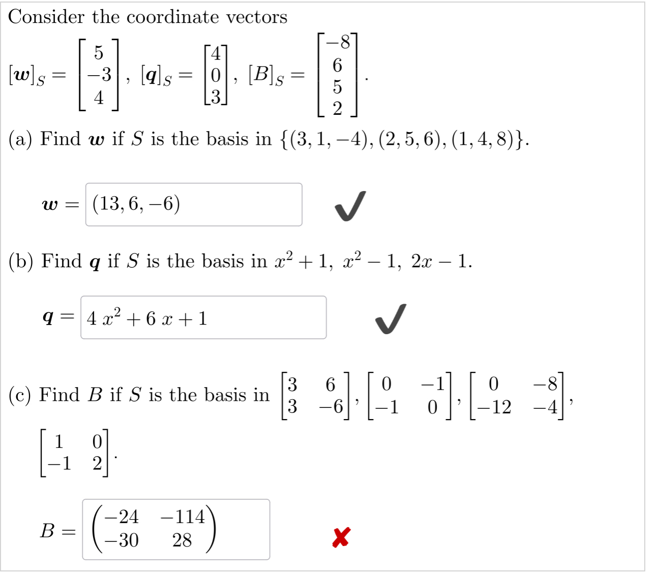 Solved Consider the coordinate | Chegg.com