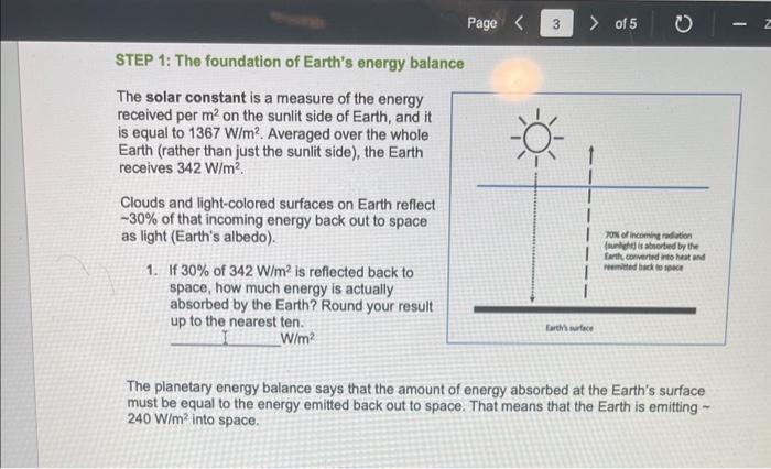 Solved The solar constant is a measure of the energy | Chegg.com