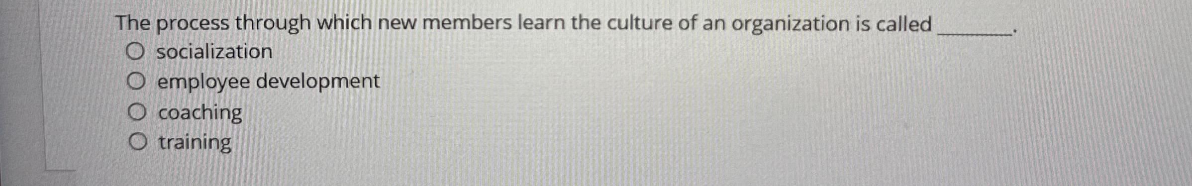 Solved The process through which new members learn the | Chegg.com