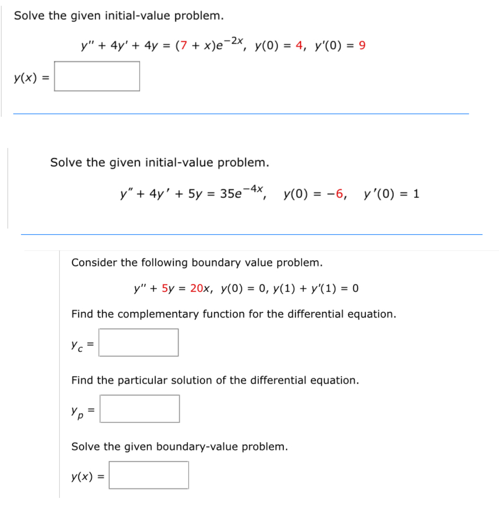 Solved Solve the given initial-value | Chegg.com
