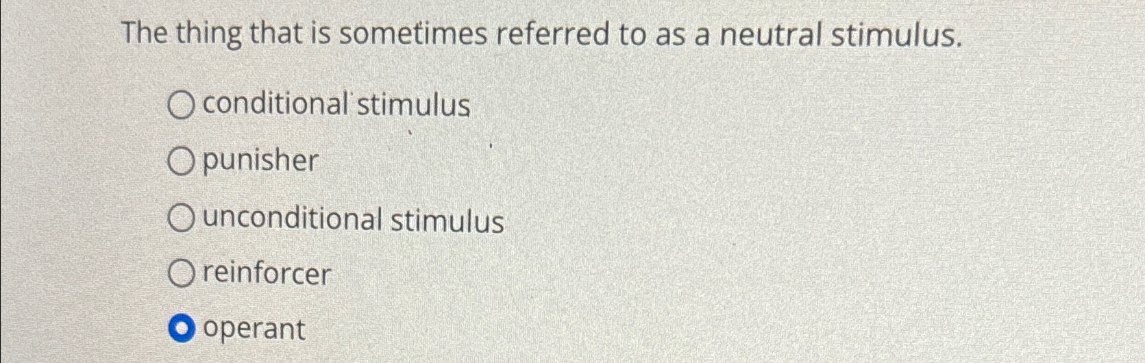 Solved The thing that is sometimes referred to as a neutral | Chegg.com