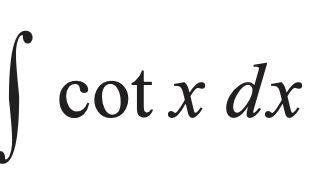 ∫﻿﻿cotxdx | Chegg.com