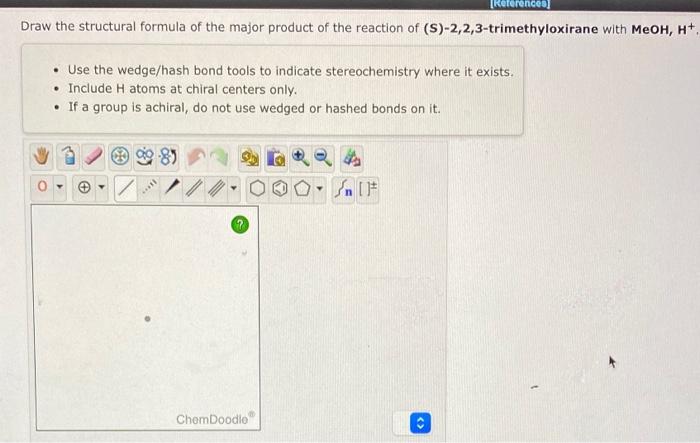 Solved - Use the wedge/hash bond tools to indicate | Chegg.com