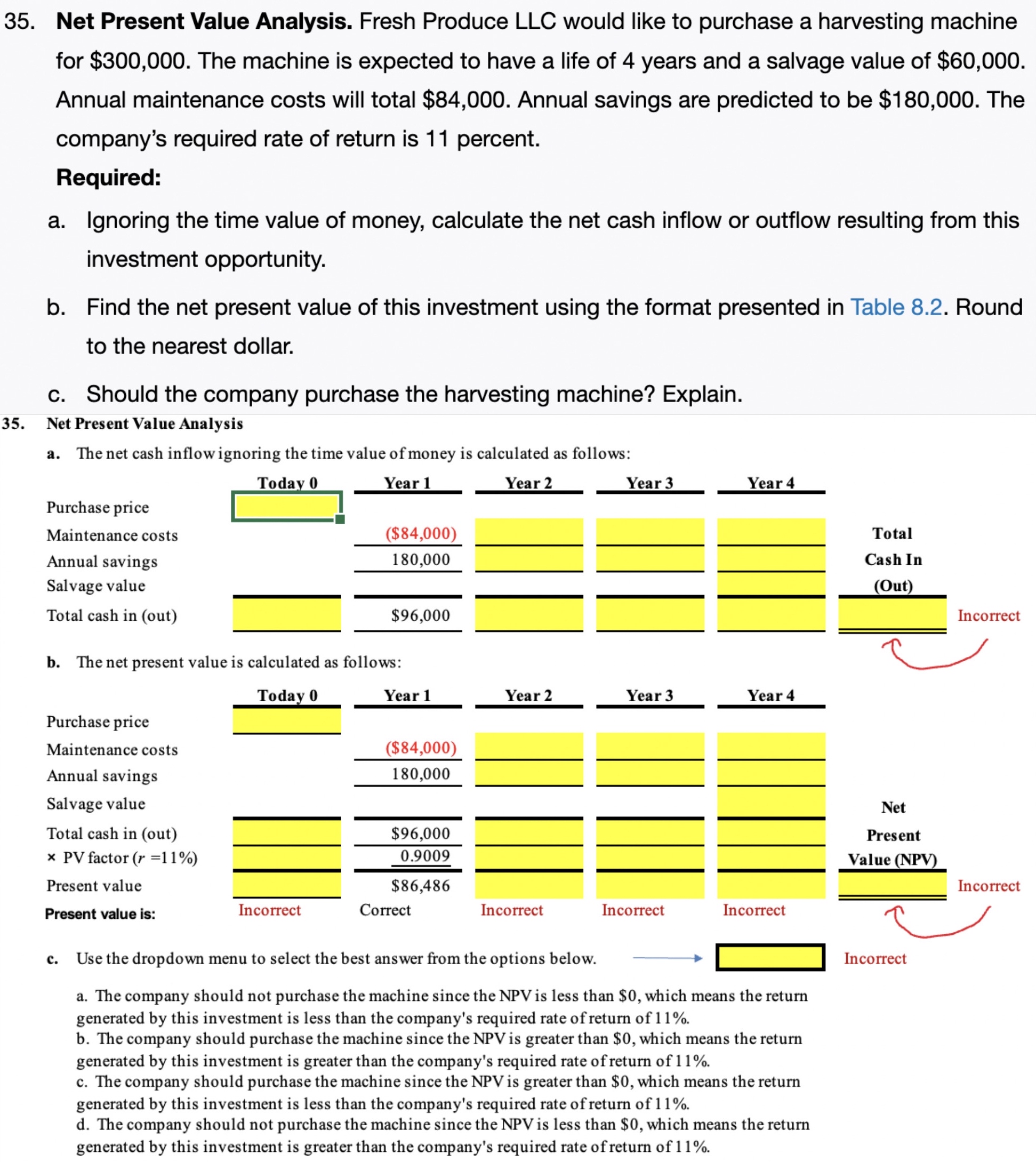 Solved Fill out the missing data for question 35, (a), (b), | Chegg.com