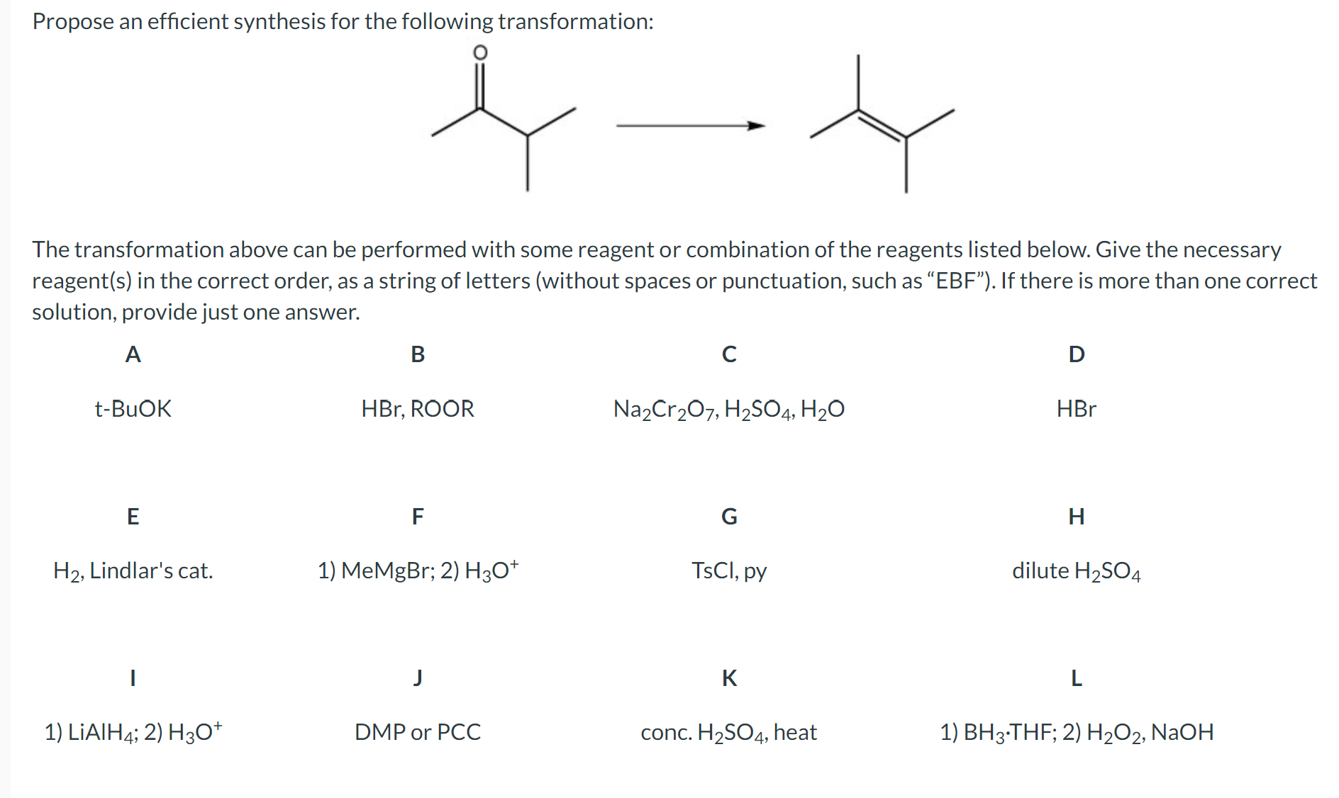 Solved Propose an efficient synthesis for the following | Chegg.com