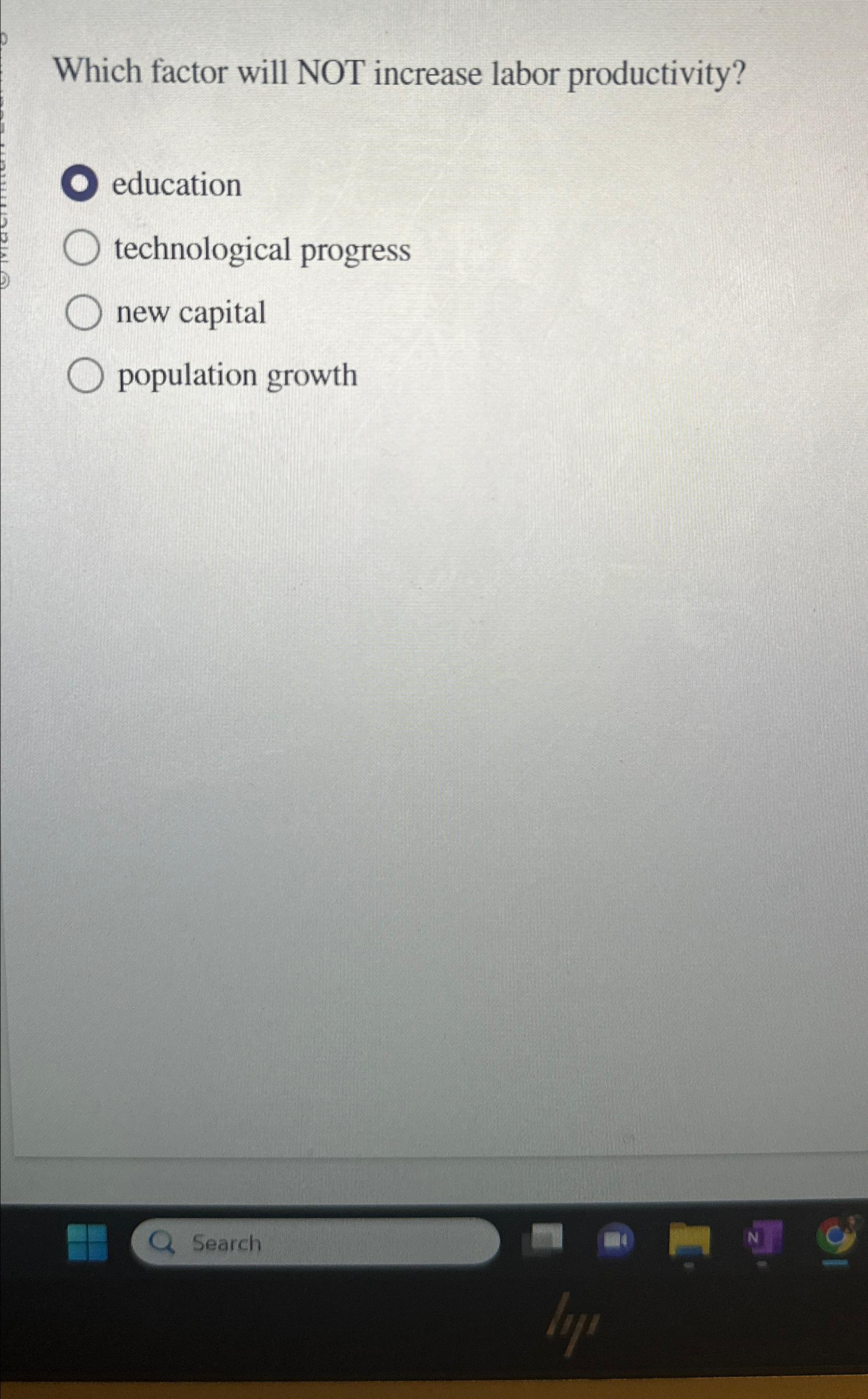 Solved Which factor will NOT increase labor | Chegg.com