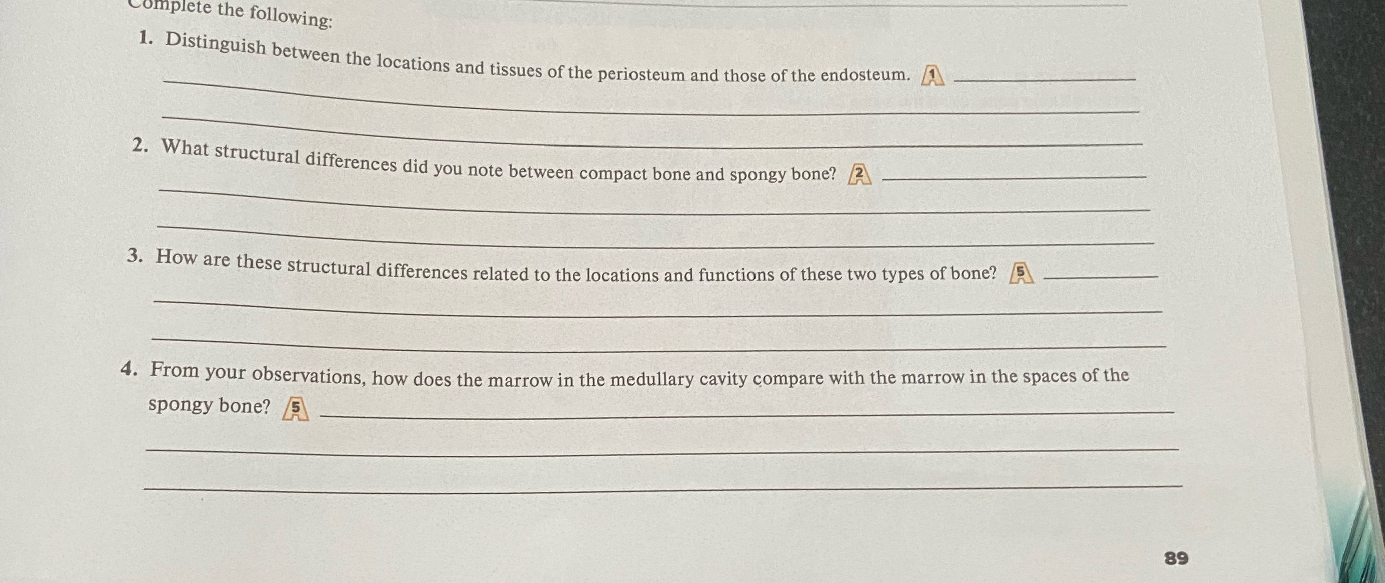Solved Complete the following:Distinguish between the | Chegg.com